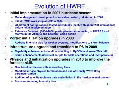 Ppt Ncepemc Operational Hurricane Weather Research And Forecast Hwrf Modeling System