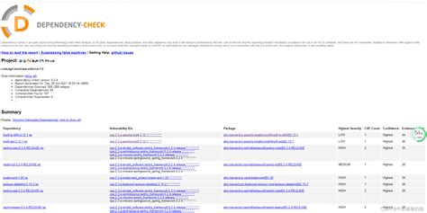 使用dependency Check Maven对项目进行漏洞检查 Csdn博客