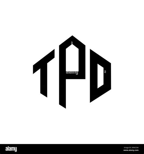 Tpo Letter Logo Design With Polygon Shape Tpo Polygon And Cube Shape