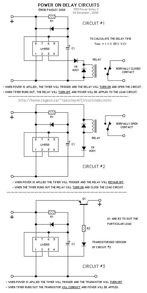 555 timer delay circuits electronic schematics electronic