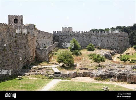 Palace Of The Grand Master Of The Knights Of Rhodes A Medieval Castle