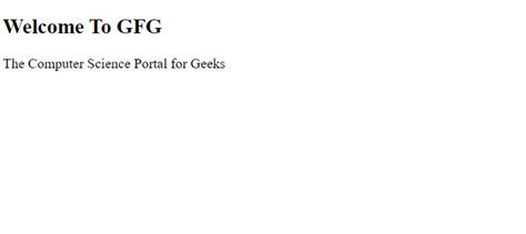 Getting Started With Html Coding Geeksforgeeks