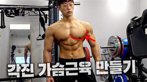 안쪽까지 꽉 찬 각진 아랫 가슴근육 만드는 방법 Youtube