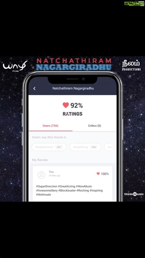 Kalaiyarasan Instagram With The Tremendous Love And Support 92