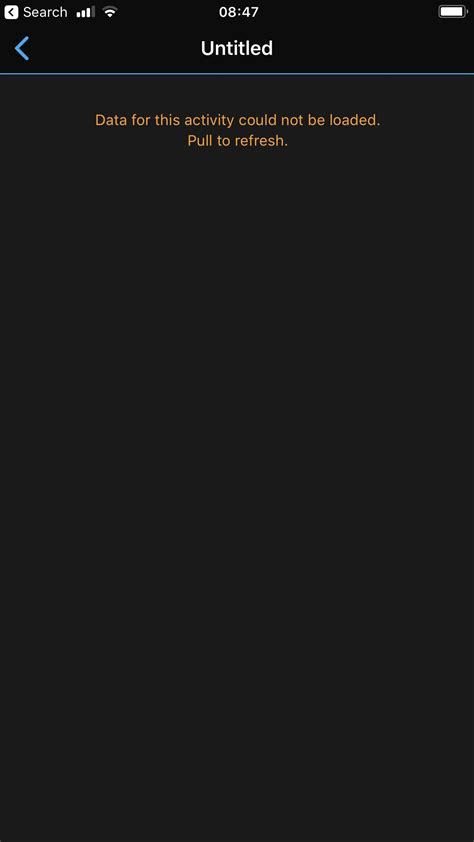 Annoying Bug On Garmin Connect For Ios Cant Access Any Of My Previous