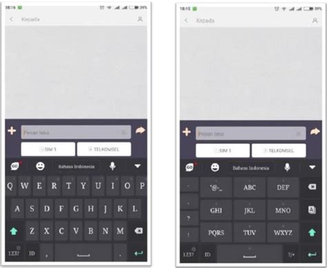 Display Both Types Of Keypad Left Qwert Keypad Right Multitap Abc Download Scientific