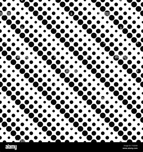 Seamless Monochrome Geometrical Abstract Dot Pattern Background Design