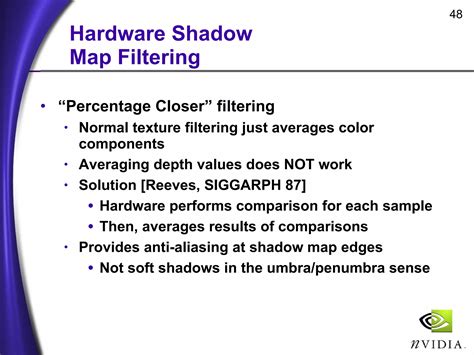 Shadow Mapping With Todays Opengl Hardware Ppt