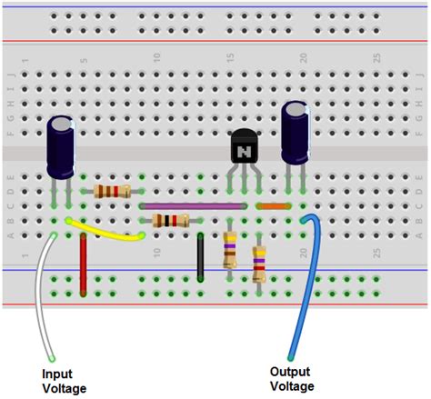 Simple Transistor Voltage Amplifier Circuit Circuit Diagram