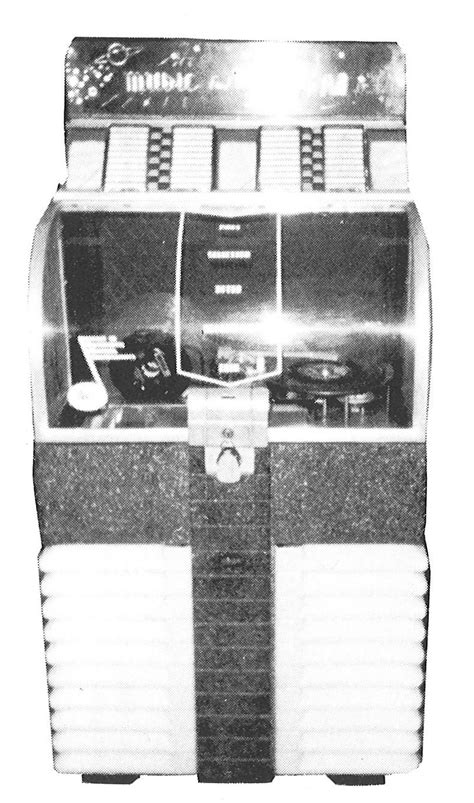 1951 1952 Ami Model D Jukebox With Eye Level Selection