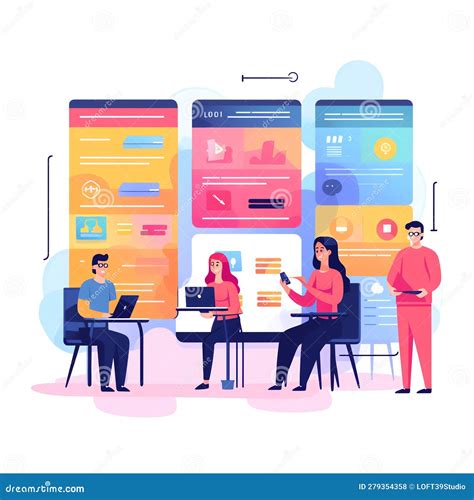 Generative Ai Application Development Stock Illustration Illustration Of Process Generative