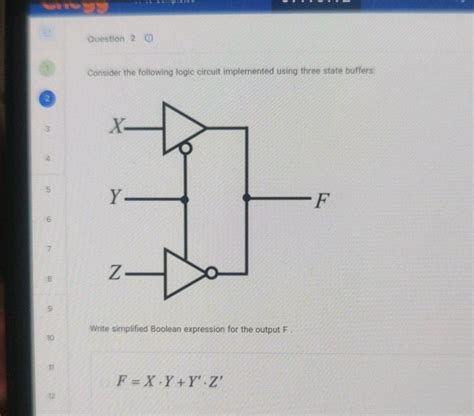 Question Consider The Following Logic Circuit StudyX