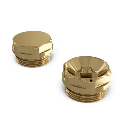 Radiator Bleed Valve And Blanking Plug Polished Brass Talus Uk Radiators