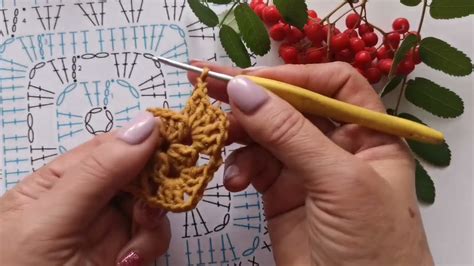 Как читать схемы вязания крючком Youtube