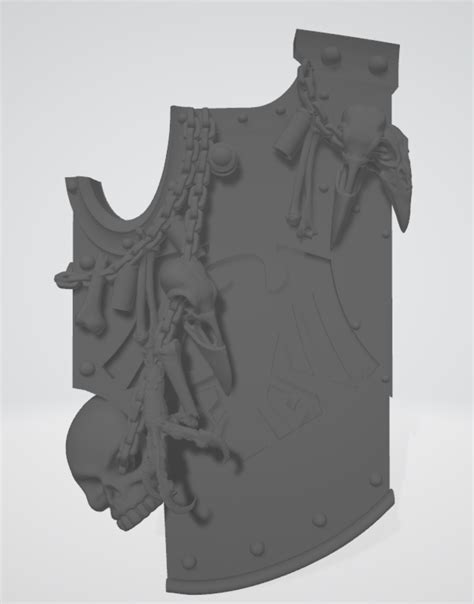 Free 3d File Raven Guard Boarding Shield 🐦・3d Printable Object To