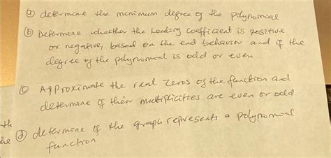 Determine If The Graph Can Represent A Polynomial