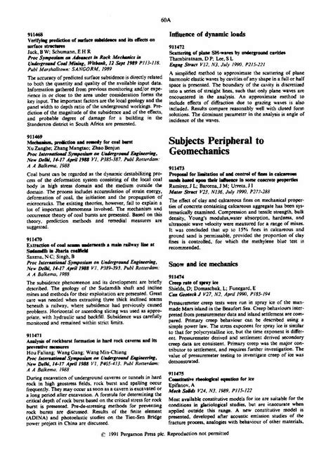 pdf verifying prediction of surface subsidence and its effects on