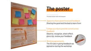 Feedback Poster PPT