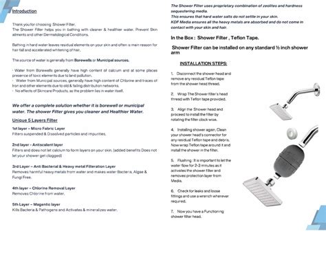 Your Brand Plastic Shower Filter Reduce Hairfall Scaling Scale Free