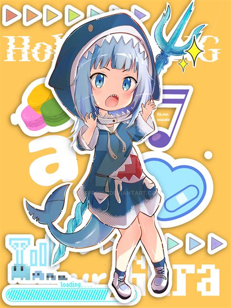Gawr Gura Fanart By Artfromb On Deviantart