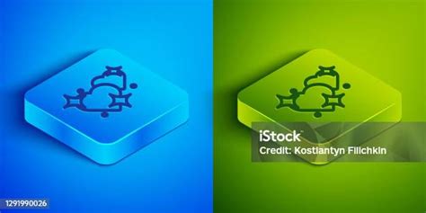 동면 선 파란색과 녹색 배경에 격리 된 연결된 하트 아이콘 두 개 로맨틱 한 기호 연결 가입 열정과 결혼식 발렌타인 데이 기호 정사각형 버튼입니다 벡터 개념에 대한 스톡