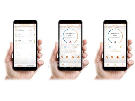Wi Fi термостат за подово отопление с двойно реле Computherm E280