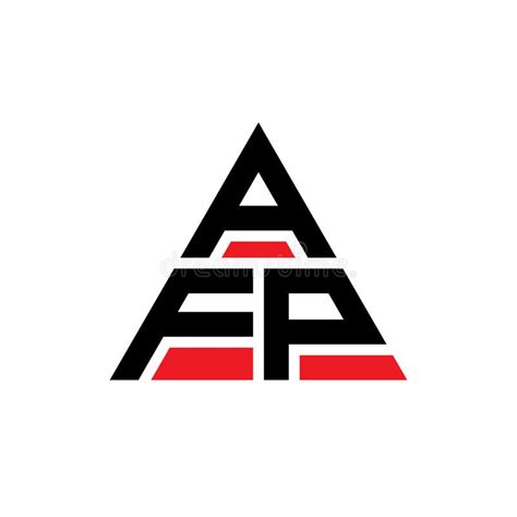 Afp Triangle Letter Logo Design With Triangle Shape Afp Triangle Logo