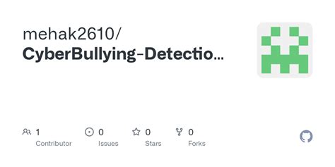 Github Mehak2610cyberbullying Detection Dataset