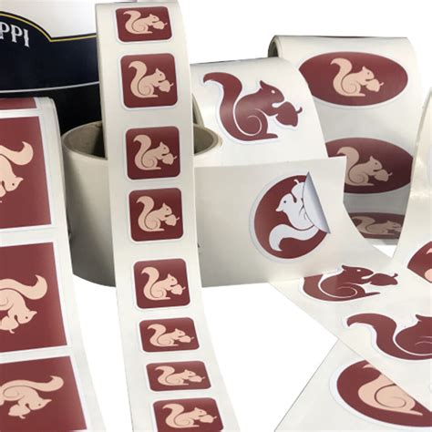 Roll Labels Sticker Nut