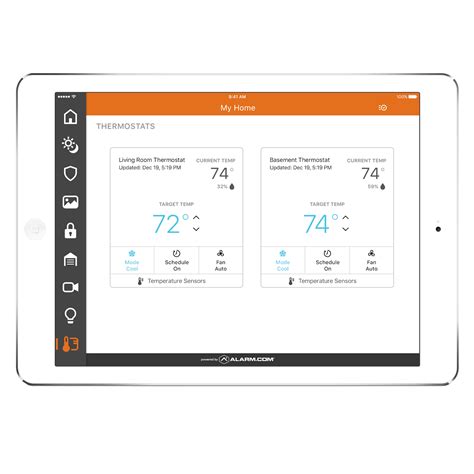 Adc T40k Hd W Smart Thermostat Hd With Color Touchscreen White Display