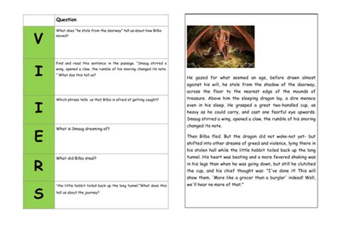 Vipers Reading Challenges Teaching Resources