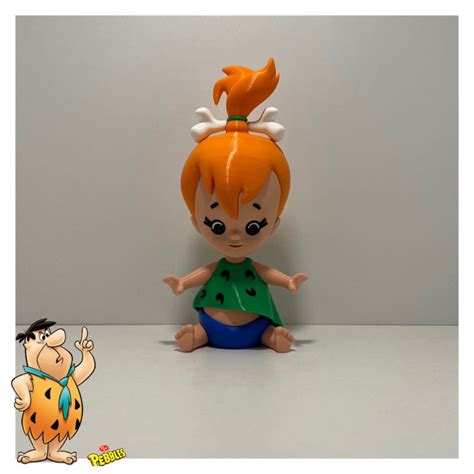3d Print Of Pebbles Flintstone By Janberlin