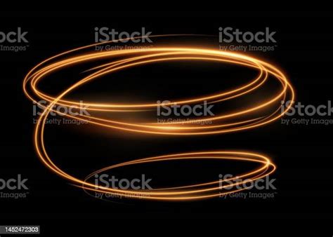 빛나는 빛나는 나선형 라인 효과 빛나는 추상적 인 광속 모션 효과 라이트 페인팅 마법의 빛 반짝이는 물결 모양의 트레일 곱슬 금색 나선 반짝이는 반짝이는 광선의 움직임 1