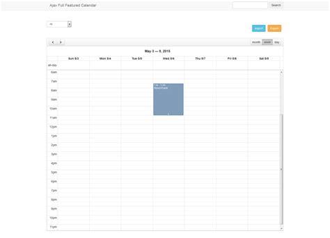 Ajax Full Featured Calendar 2 By Pauloreg Codecanyon