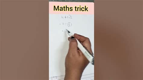 Maths Mathstricks Learningmathematics Matheducation Mathematics 😍😍 Youtube