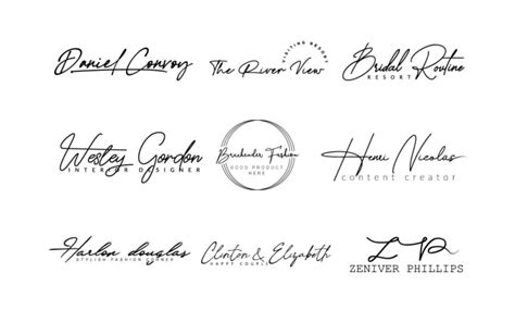 design cursive handwritten scripted signature logo by mahadi8539