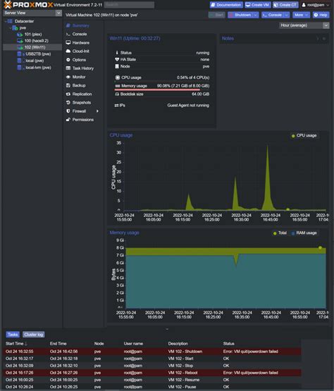 issues only with my win11 vm any suggestions on where to start