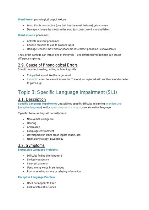Cogs101 Lecture Notes Cogs101 Delusions And Disorders Of The Mind And Brain Mq Thinkswap