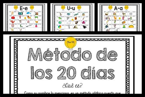 Método De Los 20 Días Para Leer Imagenes Educativas