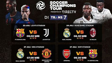 Siap Siap Soccer Champions Tour 2023 Tayang Di Trans7