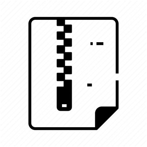 Compressed Document Icon Download On Iconfinder