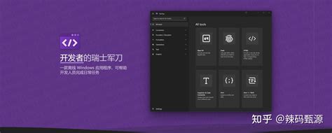开发者的瑞士军刀：devtoys 知乎