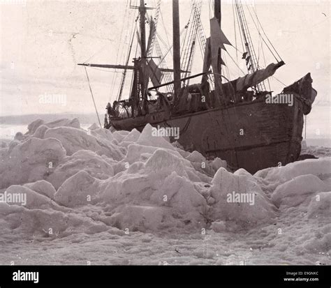 A Historic Photograph From 1894 Showing The Fram A Polar Exploration
