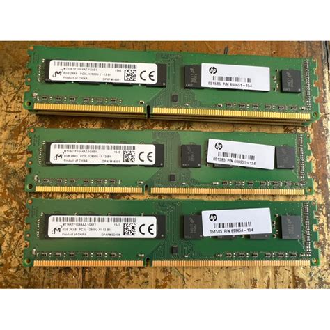 Ram Pc Ddr3 Pc3 Bus 1600 12800 Kingston ใช้งานปกติ ทดสอบแล้ว คละรุ่น