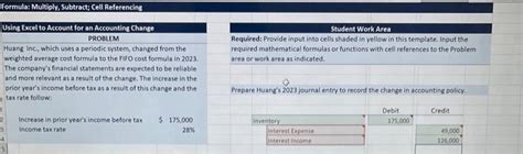 Solved Formula Multiply Subtract Cell Referencing Using