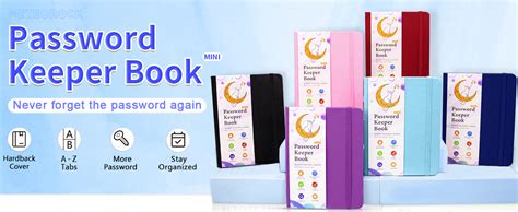 Password Book With Alphabetical Tabs 115 X 155 Cm Small Password