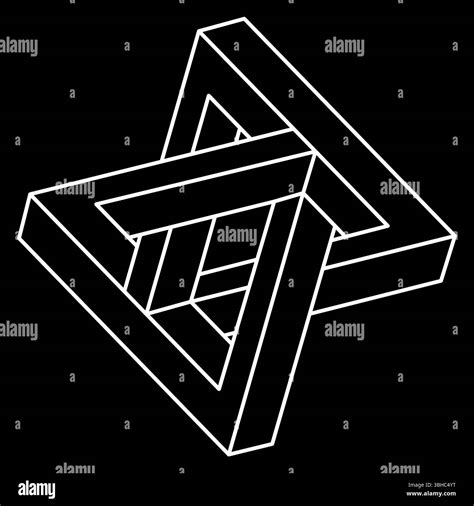 Impossible Shapes Sacred Geometry Figures Optical Illusion Element Abstract Eternal Geometric