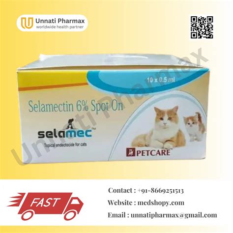 Selamec Selamectin 6 Spot On At Rs 350 Pack Veterinary Medicine In Nagpur Id 2852887691955