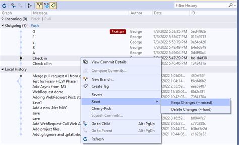 Source Control Git Recover Git Tree Reflog Reset