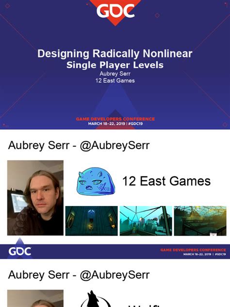 Radically Nonlinear Levels Pdf Video Game Gameplay Video Game